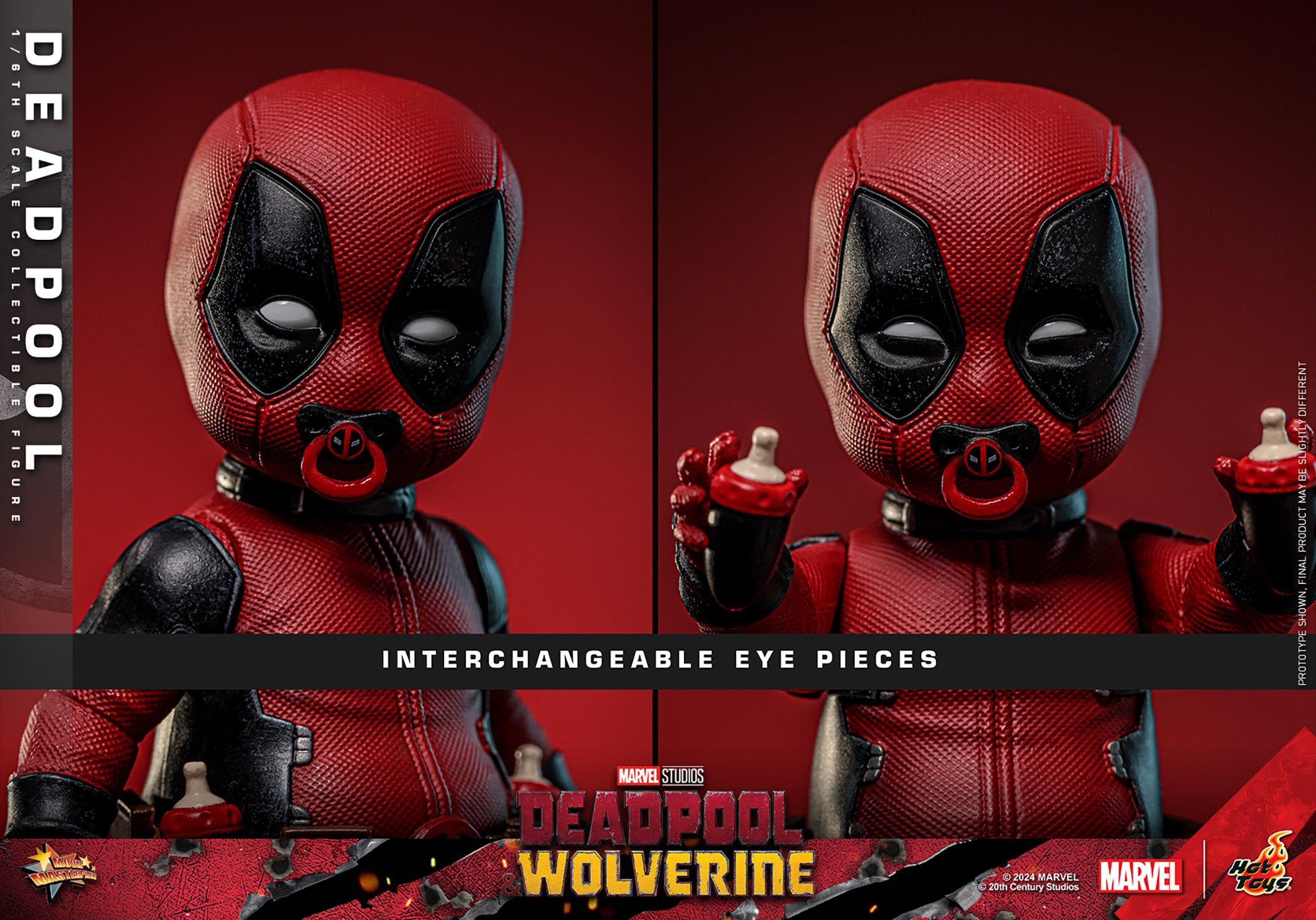 Hot Toys Deadpool & Wolverine Deadpool 1/6 Scale Figure MMS746 ...