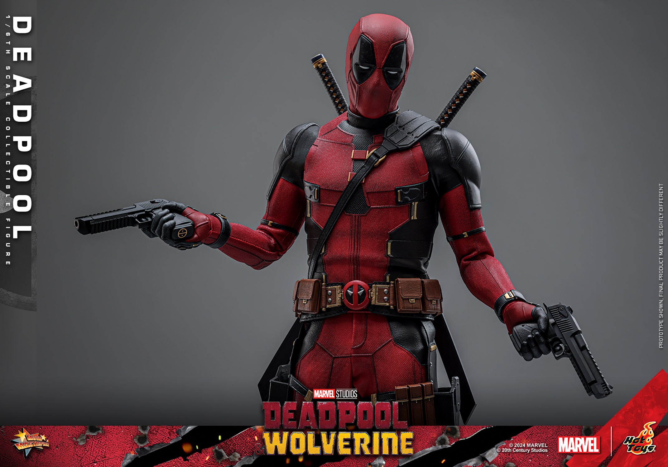 Hot Toys Deadpool & Wolverine Deadpool 1/6 Scale Figure MMS746 ...