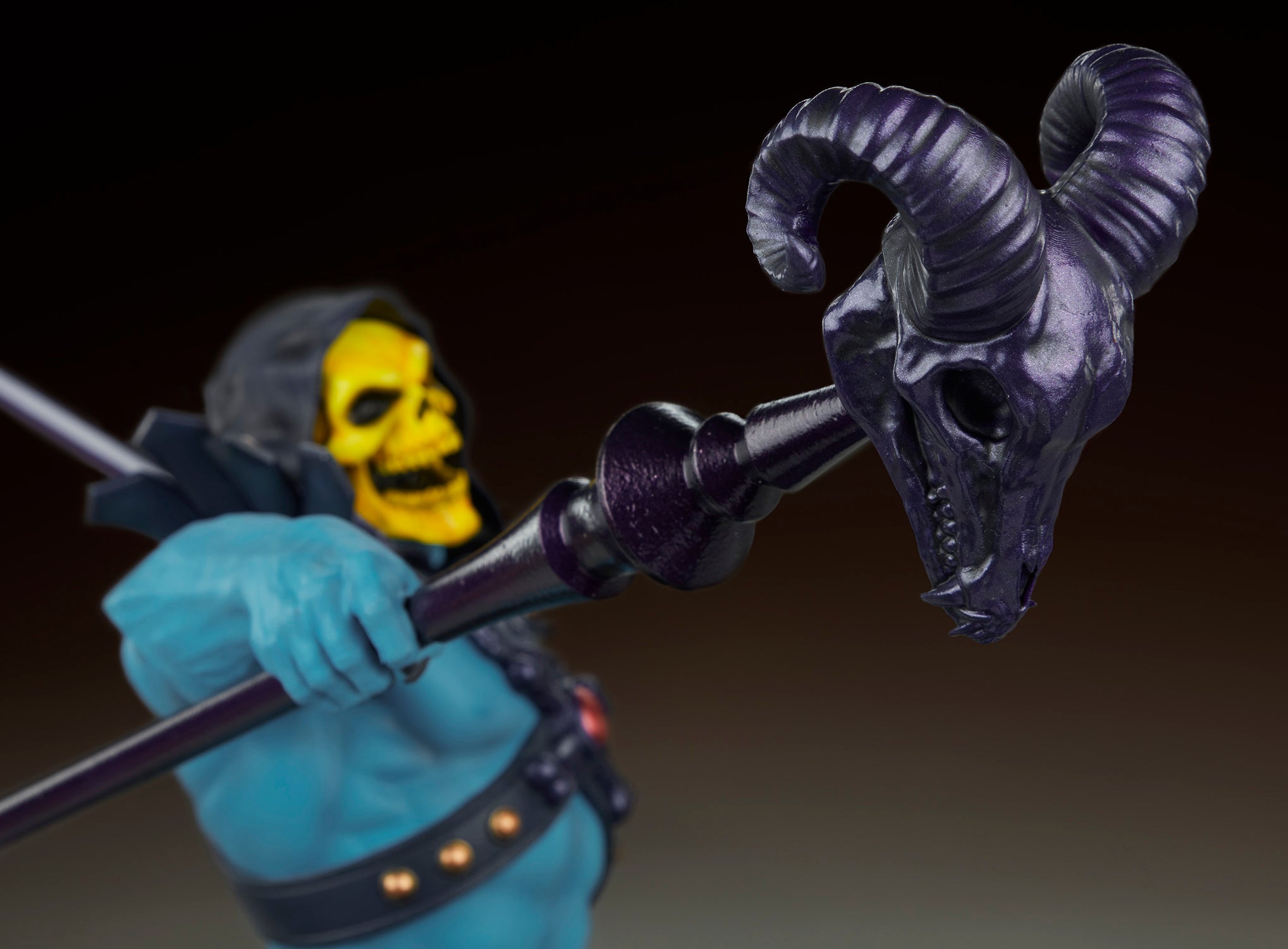 Skeletor & Panther Masters of the Universe Deluxe 1/6 Scale Maquette ...