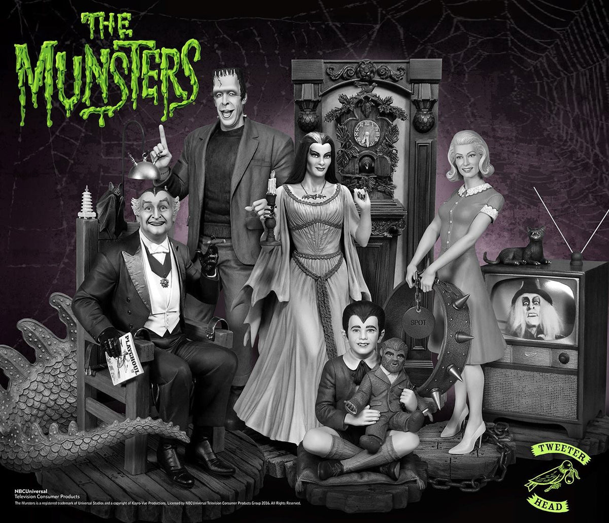 Tweeterhead Grandpa Munsters Deluxe Black and White Maquette ...
