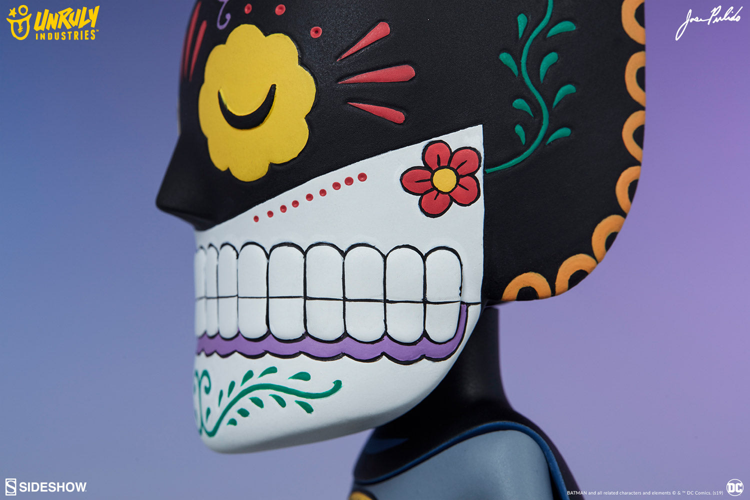 Batman DC Comics Calavera Designer Toy by Unruly Industries and Sidesh ...