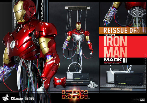 Iron Man Mark III (Construction Version) Sixth Scale Figure ...