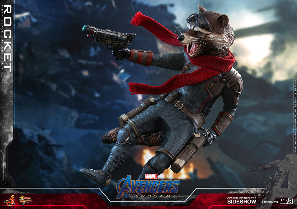 Hot Toys Rocket Marvel Avengers: Endgame Sixth Scale Figure ...